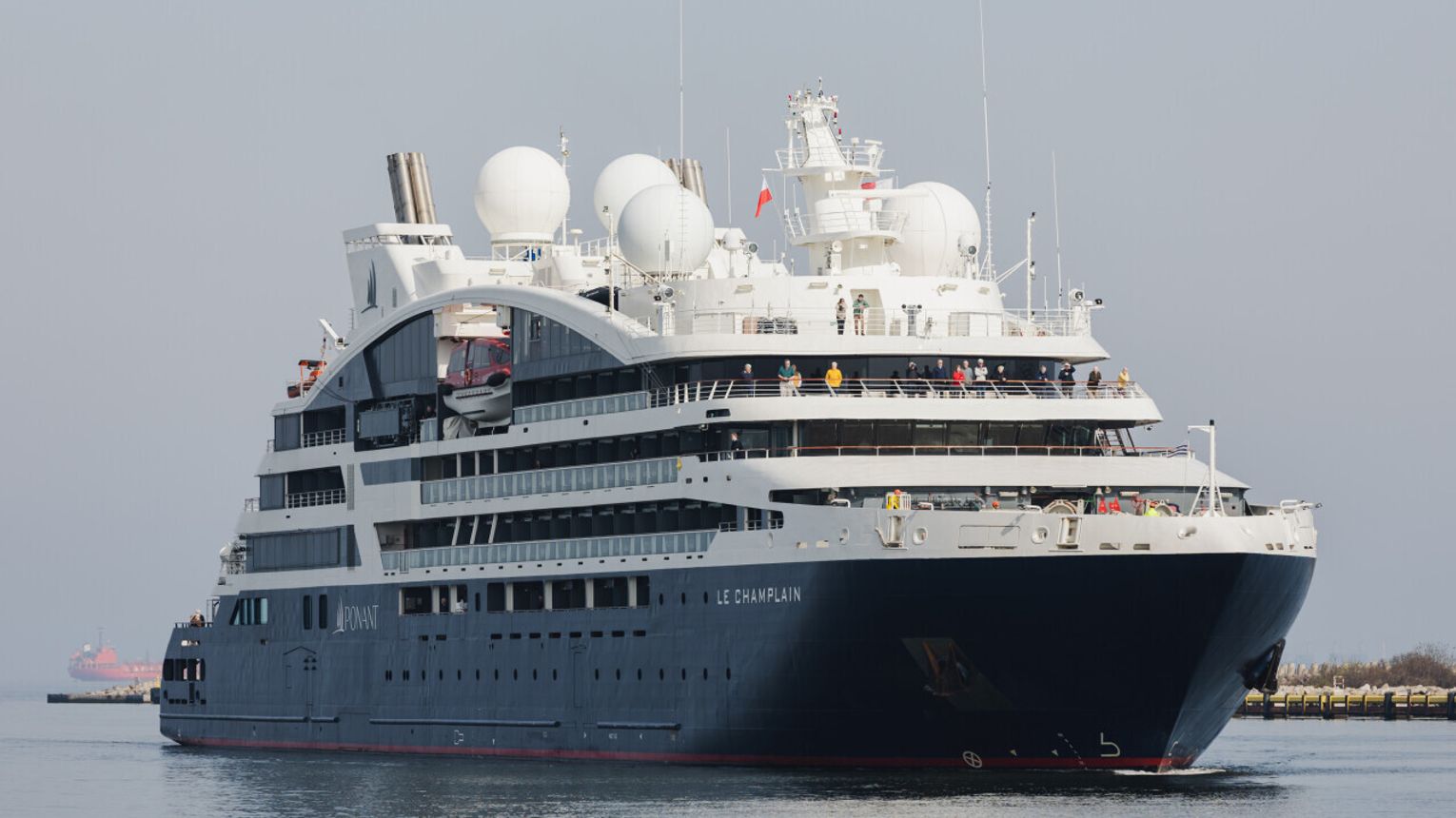 Sezon wycieczkowców w Porcie Gdańsk zainaugurował luksusowy Le Champlain