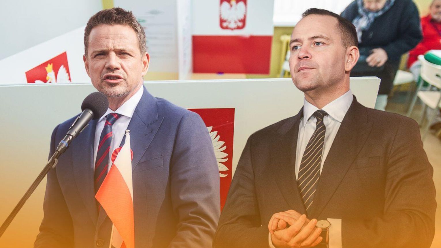 Exit poll: Rafał Trzaskowski i Karol Nawrocki w drugiej turze wyborów